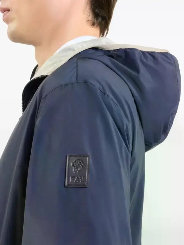 FAY Windbreaker Jacket - Blue