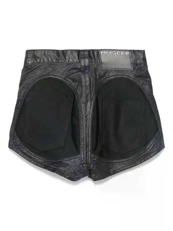 MUGLER Denim Shorts
