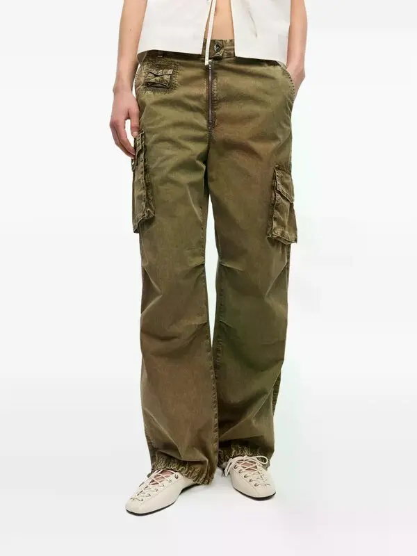 GANNI Cargo Trousers - Green