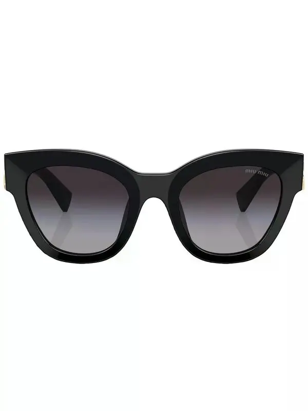 Miu Miu Cat-eye Gradient-lens Sunglasses - Black