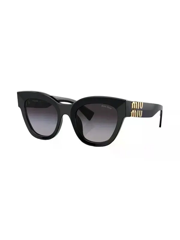Miu Miu Cat-eye Gradient-lens Sunglasses - Black