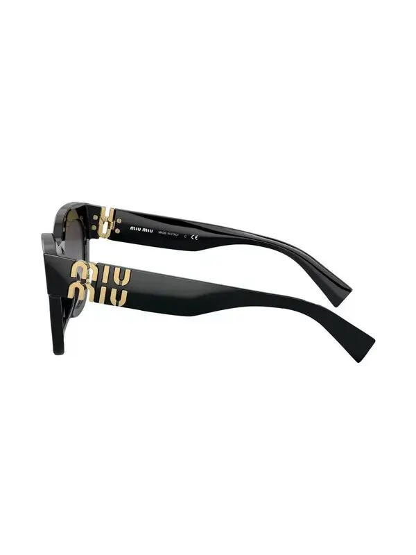 Miu Miu Cat-eye Gradient-lens Sunglasses - Black