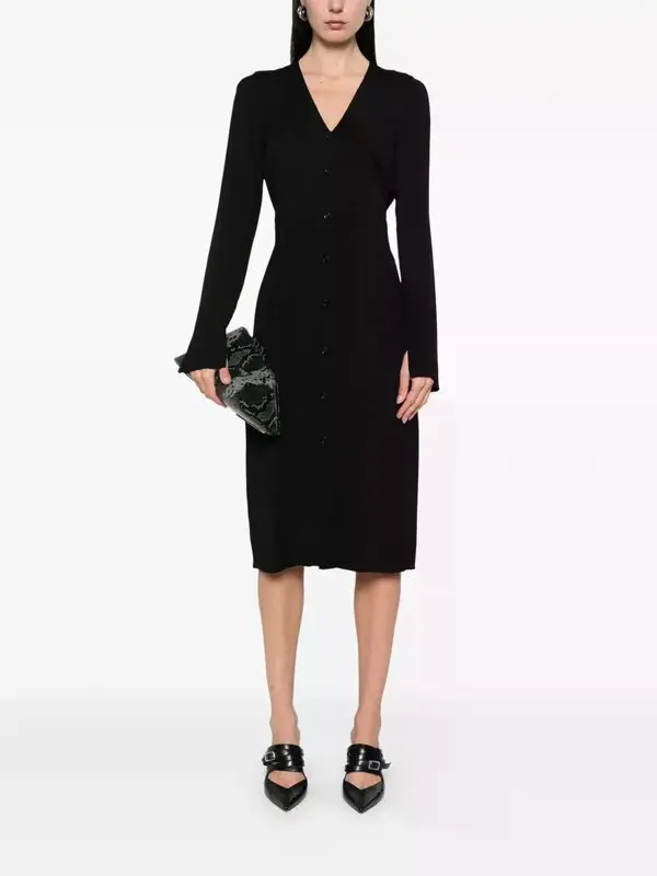 Patrizia Pepe Crepe Midi Dress