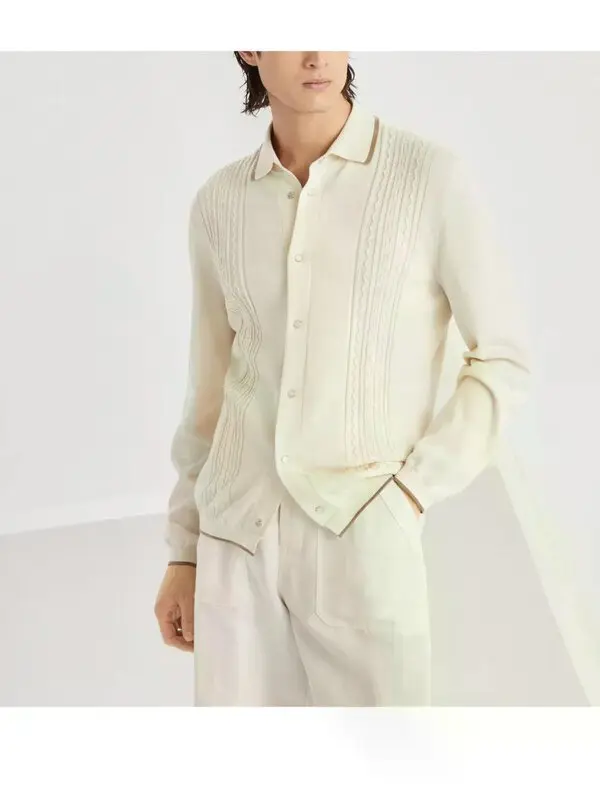 Brunello Cucinelli Knitted Shirt