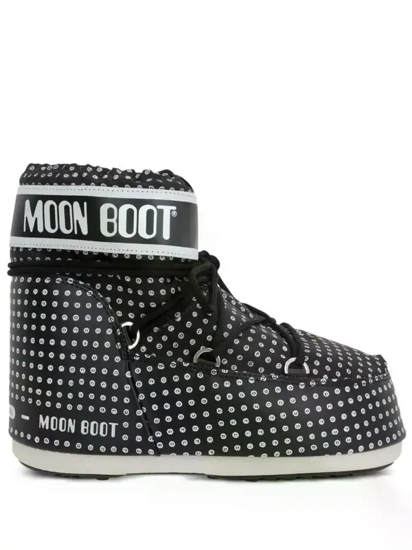 Moon Boot Logo-print Snow Boots - Black