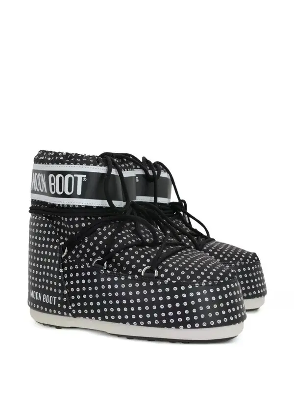 Moon Boot Logo-print Snow Boots - Black