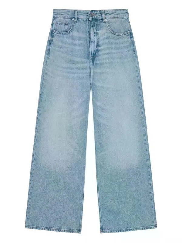 GANNI Whiskering-effect Jeans
