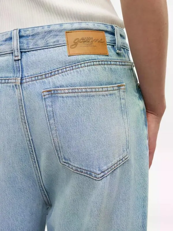 GANNI Whiskering-effect Jeans