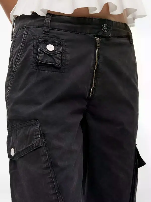 GANNI Cargo Trousers - Black
