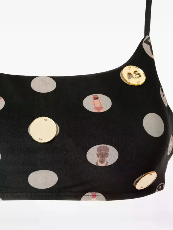 AMIR SLAMA Graphic-print Bikini