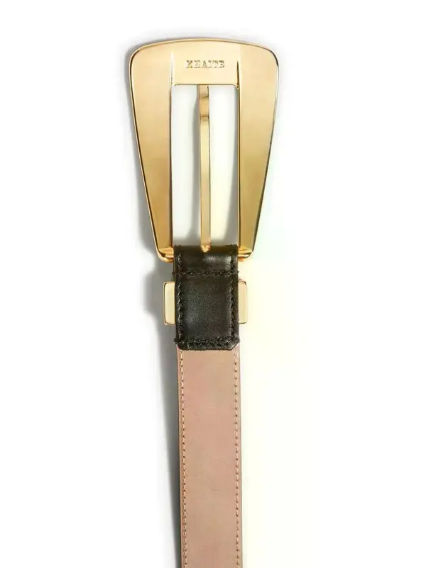Khaite The Lucca Leather Belt - Black