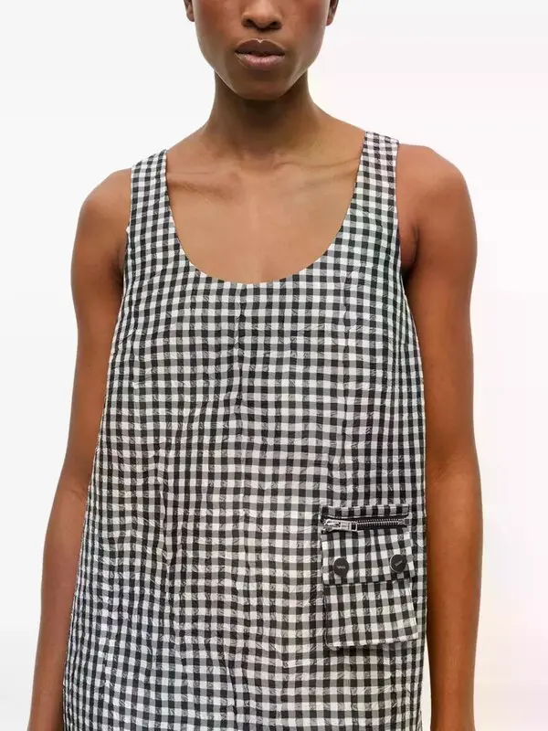 GANNI Gingham-print Dress