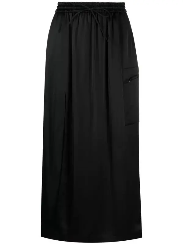 Y3 Satin Cargo Skirt