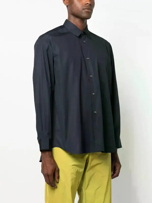 Comme Des Garçons Long-sleeved Cotton Shirt