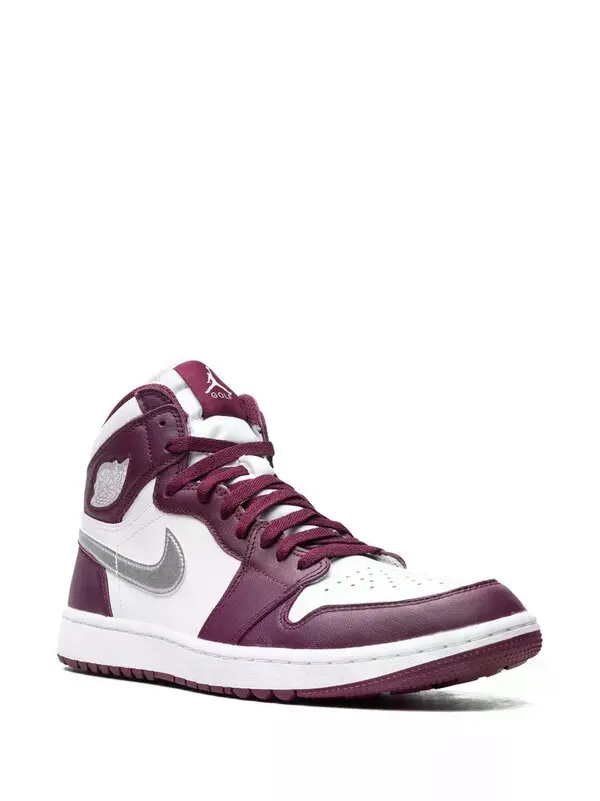 JORDAN Air 1 High Golf Bordeaux Sneakers