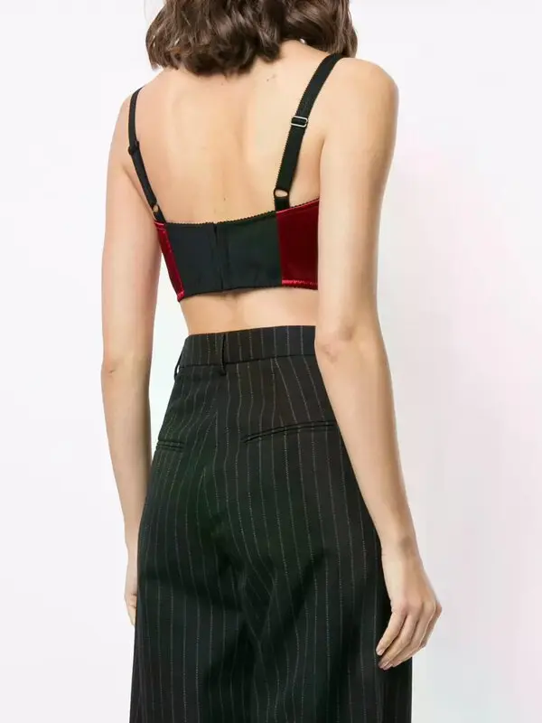 Dolce & Gabbana Satin Bustier Top