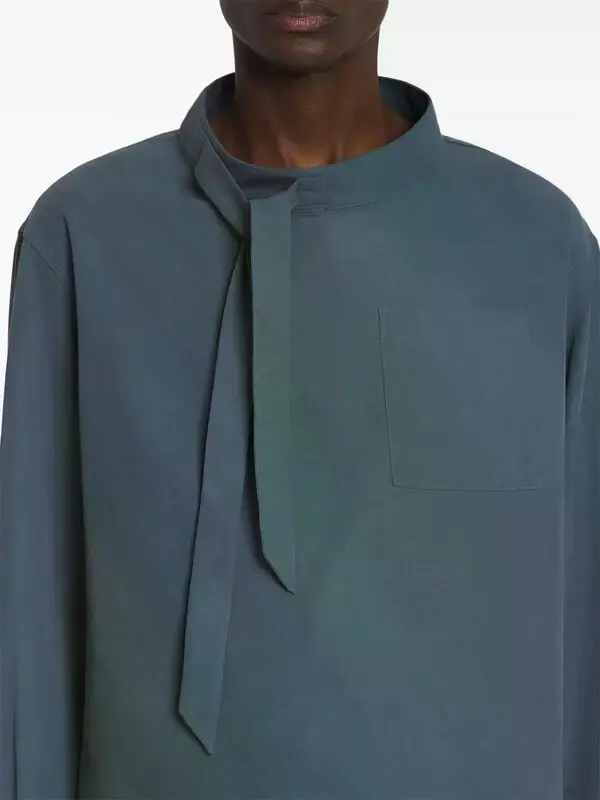 LANVIN Tie-neck Top - Blue