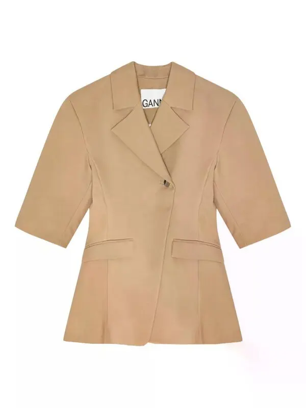 GANNI Short-sleeved Blazer