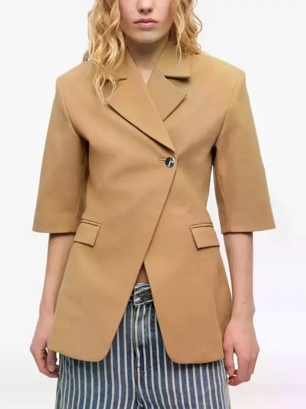 GANNI Short-sleeved Blazer