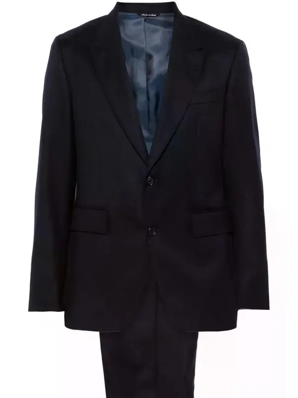 REVERES 1949 Virgin Wool Suit - Blue