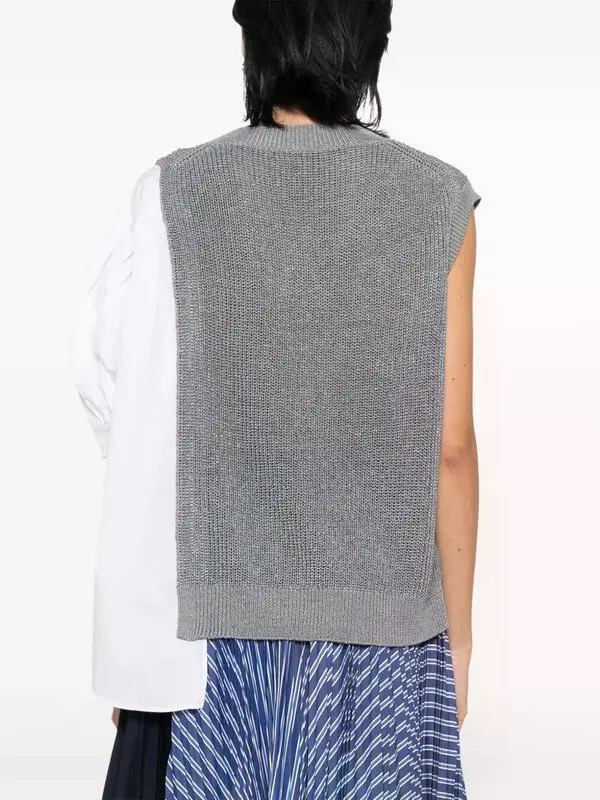 Kolor V-neck Jumper - Grey