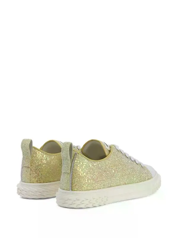GIUSEPPE ZANOTTI Blabber Glitter Sneakers - Yellow