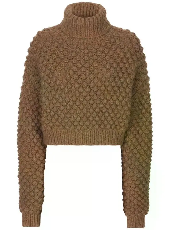 Dolce & Gabbana Roll-neck Cropped Jumper