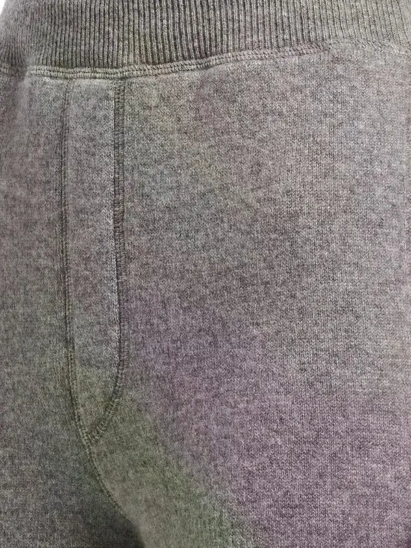 Prada Tapered Fleece Trousers - Grey