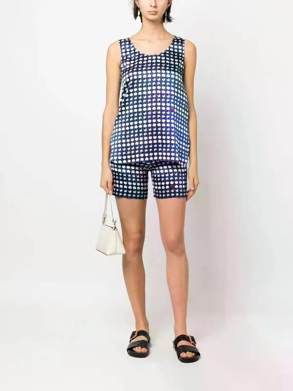 Kiton Spot-print Elastic Shorts
