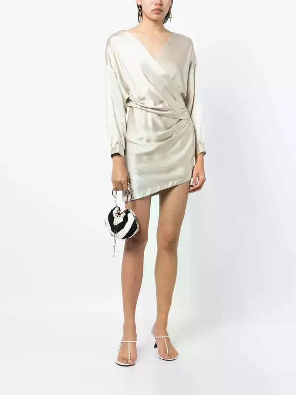 Michelle Mason Draped Mini Dress