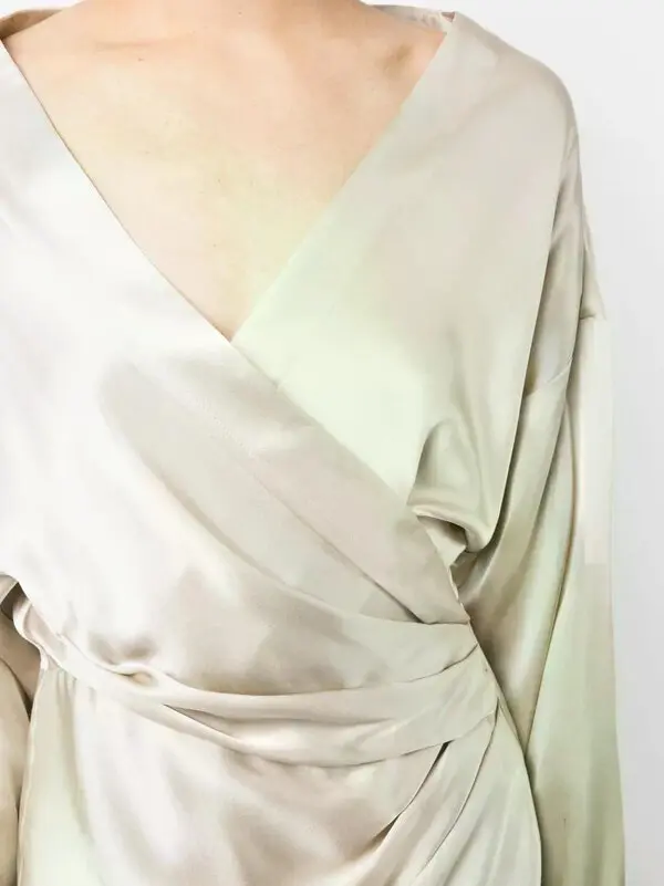 Michelle Mason Draped Mini Dress