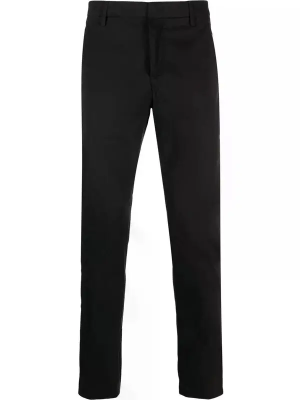 DONDUP Slim-cut Trousers - Black