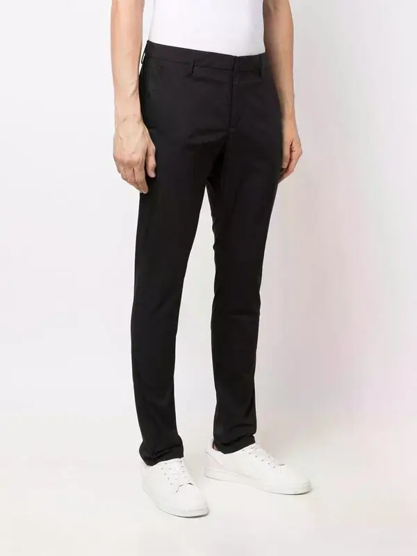 DONDUP Slim-cut Trousers - Black