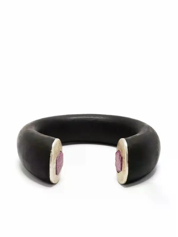 PARTS OF FOUR Big Druid Ruby Bracelet - Black
