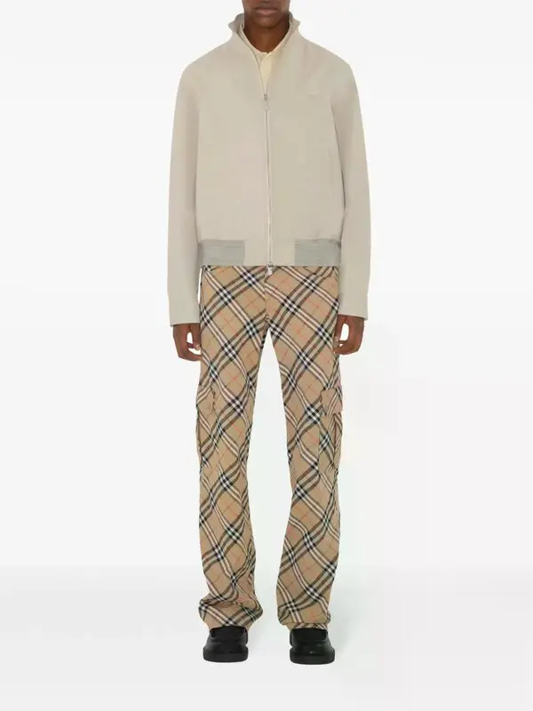 Burberry Checked Cargo Pants