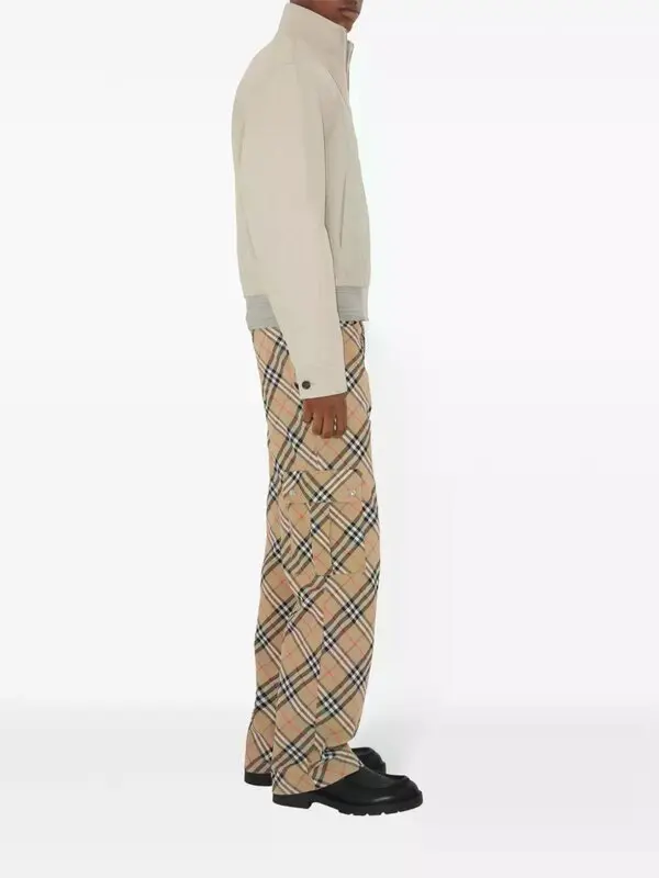 Burberry Checked Cargo Pants