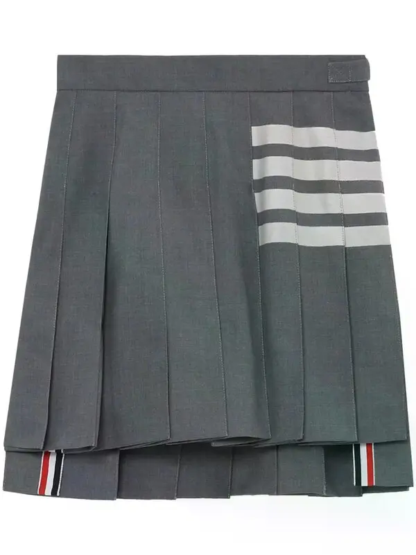 Thom Browne 4-bar Stripe Pleated Mini Skirt