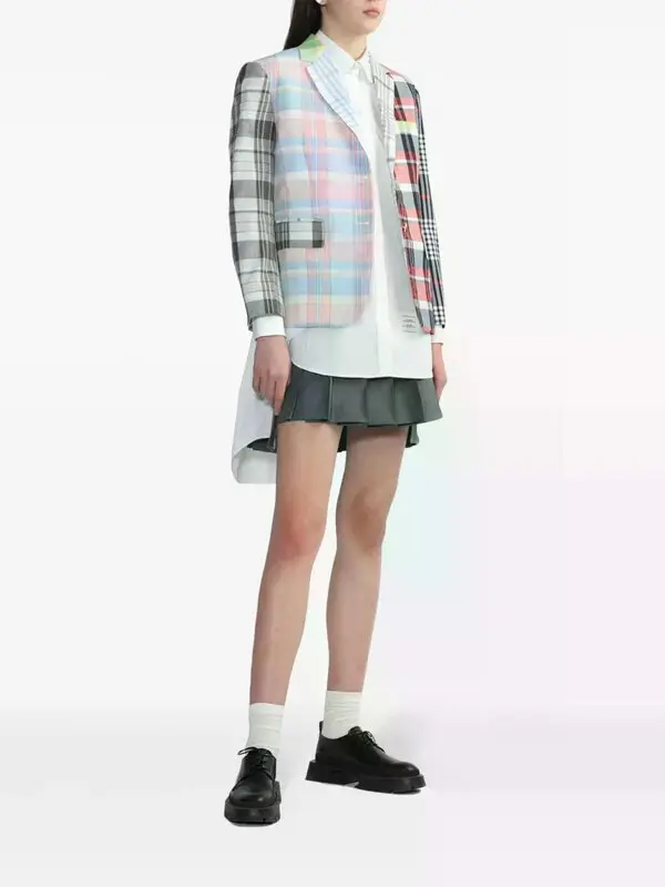 Thom Browne 4-bar Stripe Pleated Mini Skirt