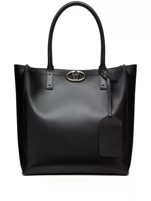 Valentino Garavani Vlogo Locker Tote Bag - Black