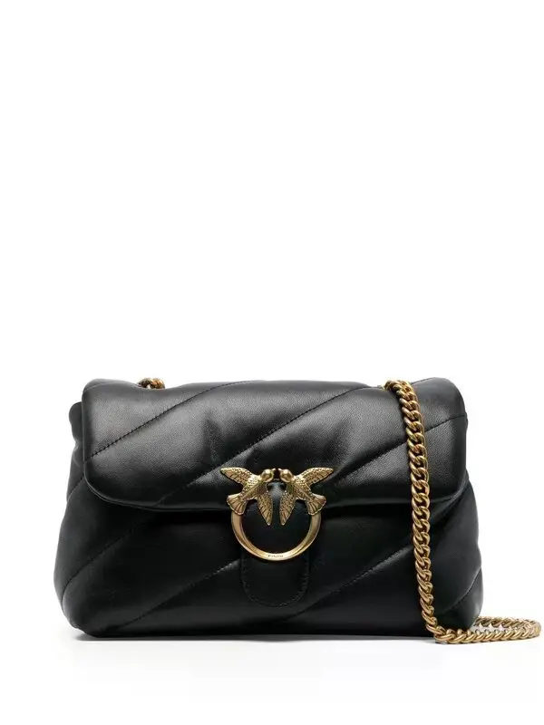 Pinko Medium Classic Love Bird Detail Shoulder Bag
