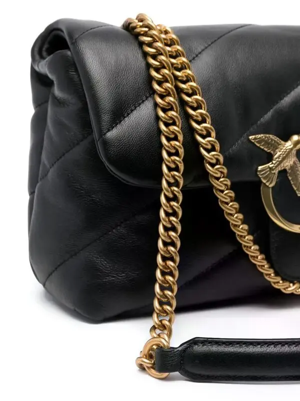 Pinko Medium Classic Love Bird Detail Shoulder Bag