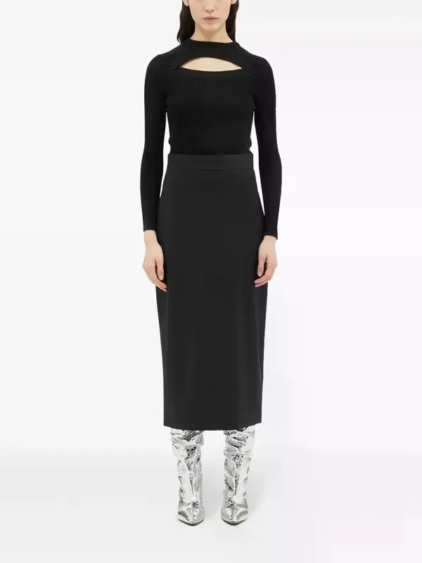 MSGM Logo-print Maxi Skirt
