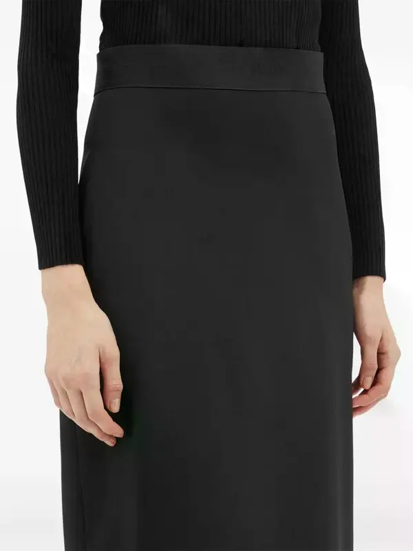MSGM Logo-print Maxi Skirt