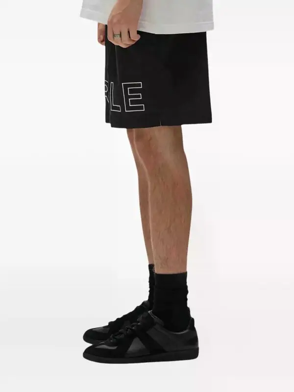 PURPLE BRAND Logo-print Bermuda Shorts