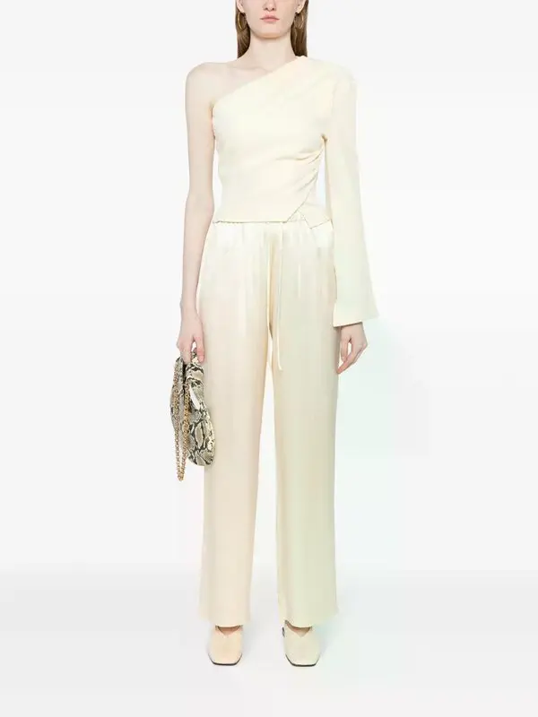 REFORMATION Olina Silk Trousers
