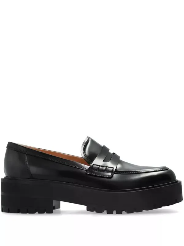 GIANVITO ROSSI Leather Loafers