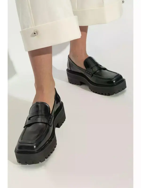 GIANVITO ROSSI Leather Loafers