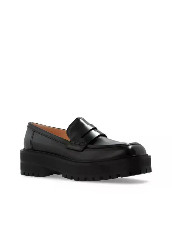 GIANVITO ROSSI Leather Loafers