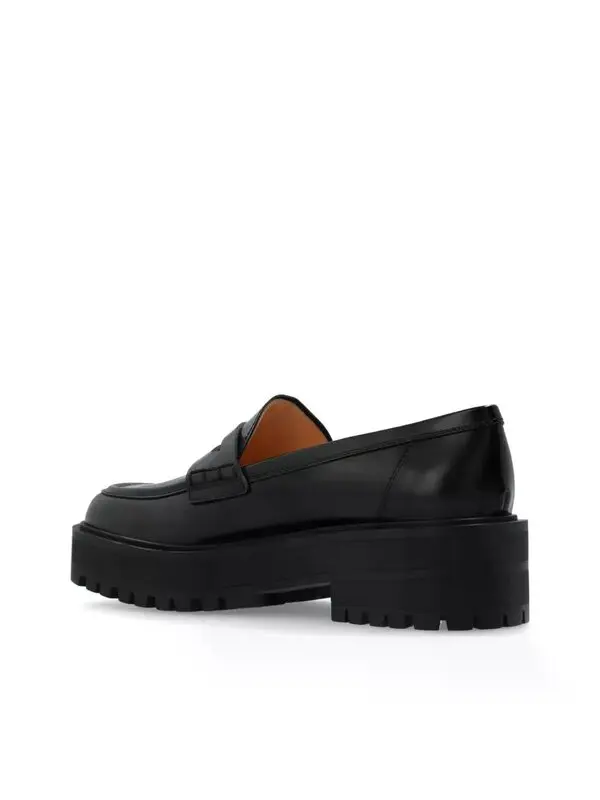 GIANVITO ROSSI Leather Loafers