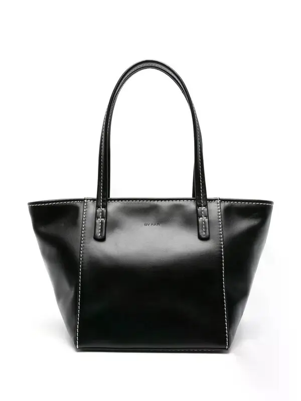 By Far Bar Leather Tote Bag
